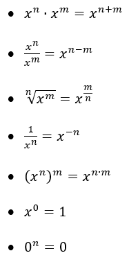 Reglas de los exponentes y logaritmos :: Mates_la